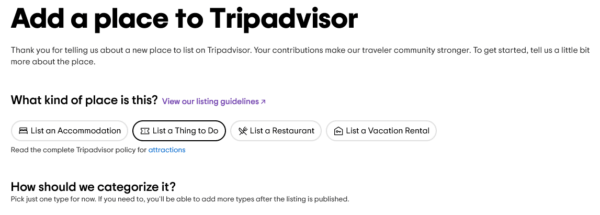 How to Create a Free Tripadvisor Listing for Your Wedding Venue